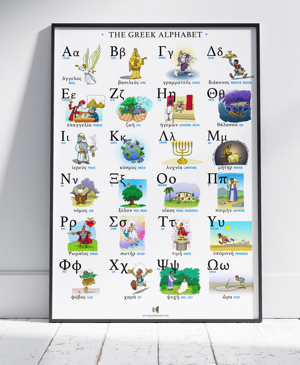 Greek Alphabet Poster – MyBibleComics